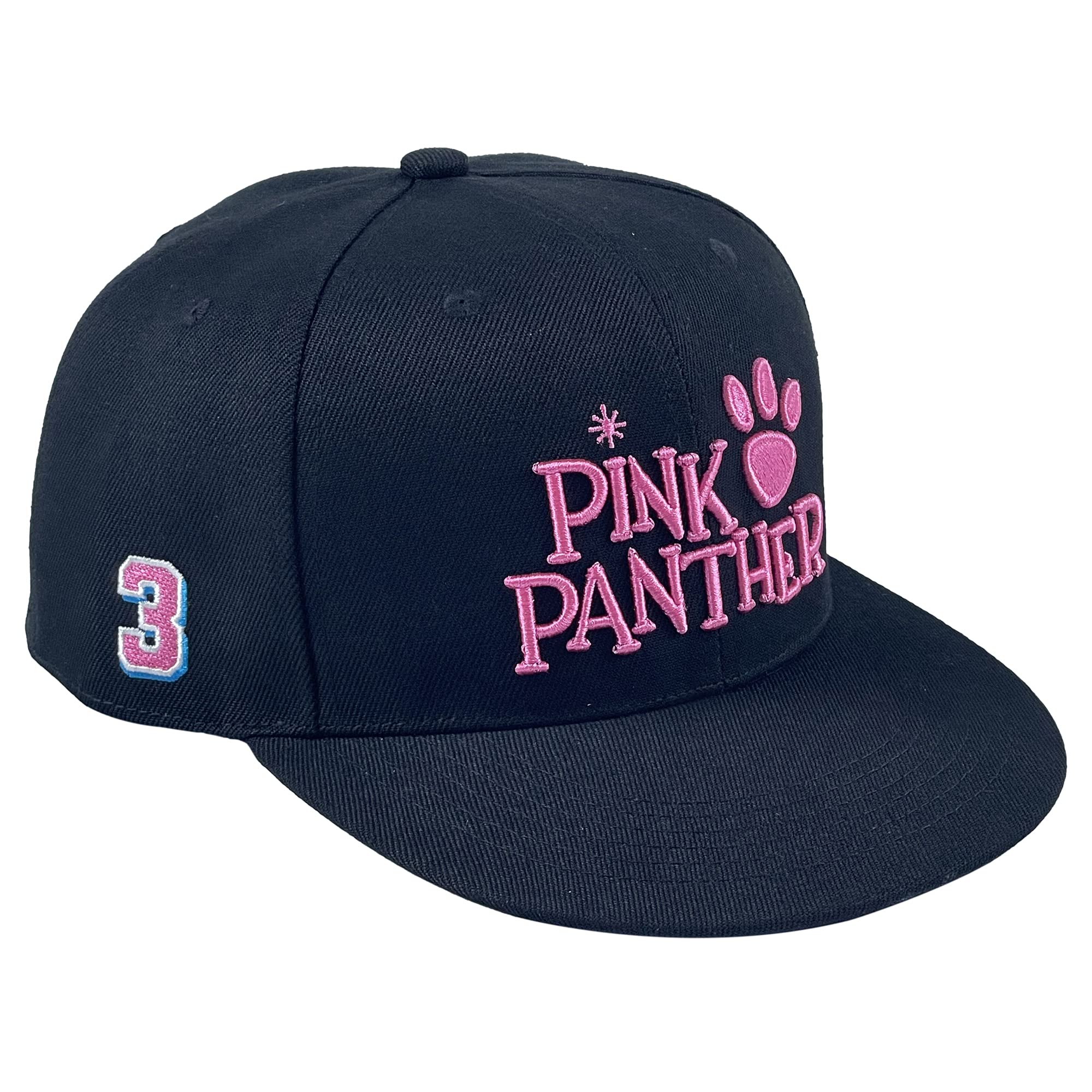 Kaleid Panther #3 Snapback Baseball Hat Embroidered Sport Outdoor Adjustable Cap, Black, 7-7 58