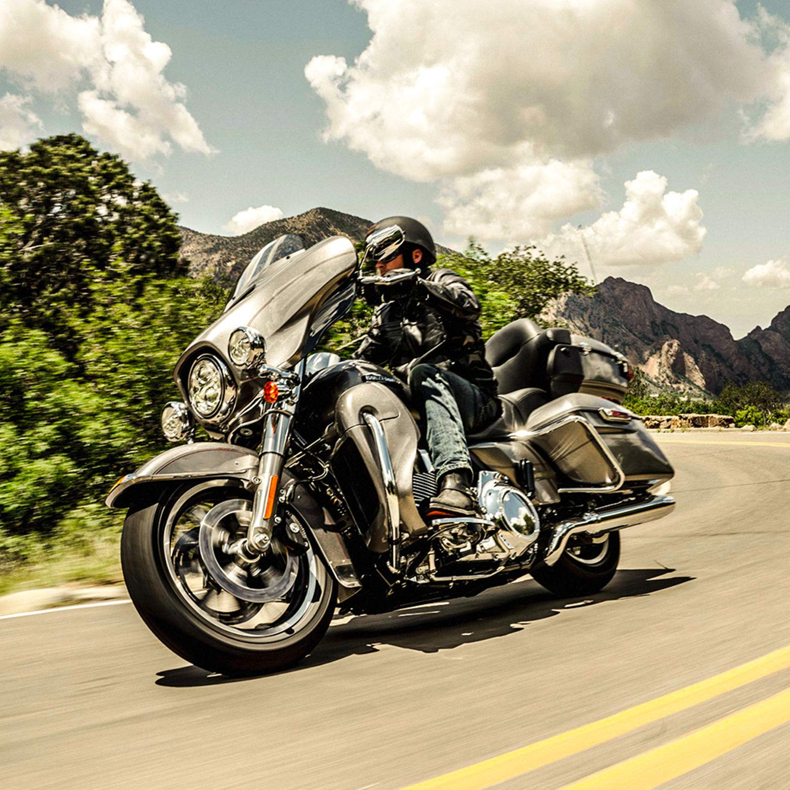 KEMIMOTO 14" Rise Ape Hangers Rise Ape Z Hangers Handlebar For Electra Glide Street Glide Ultra Limited 1-1/4'',Black