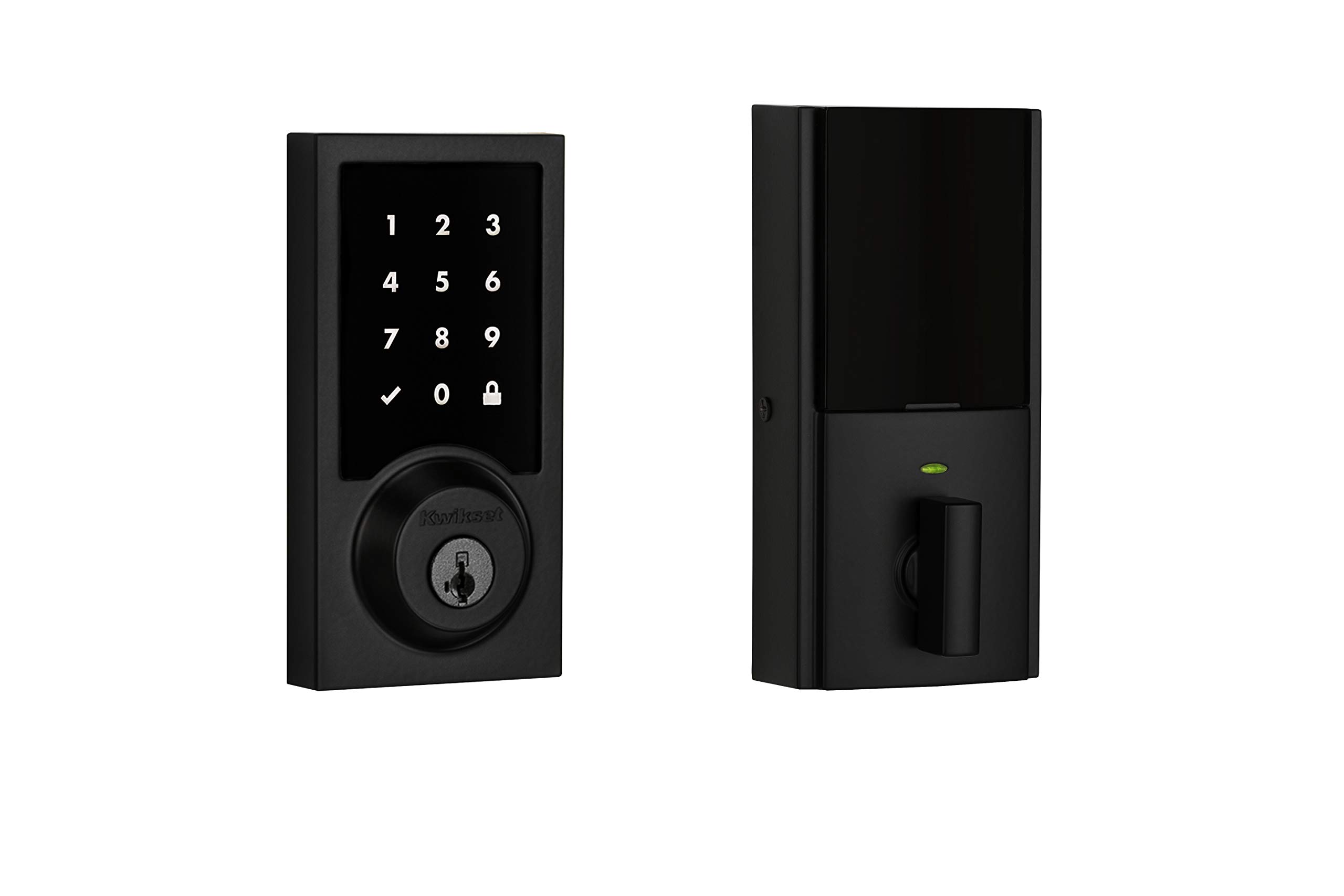 Kwikset 99190-004 Contemporary Premis Smart Lock Works with Apple HomeKit, Iron Black
