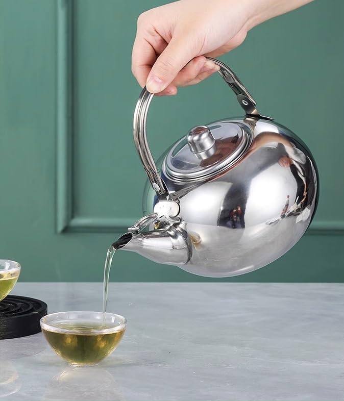 Tea Kettle Stovetop Whistling Tea Kettle Small Modern Whistling Kettle Stovetop Teapot Stainless Steel Teapot Kettle For Kitchen Stove Top Kettle Tea Kettle for Stove Top