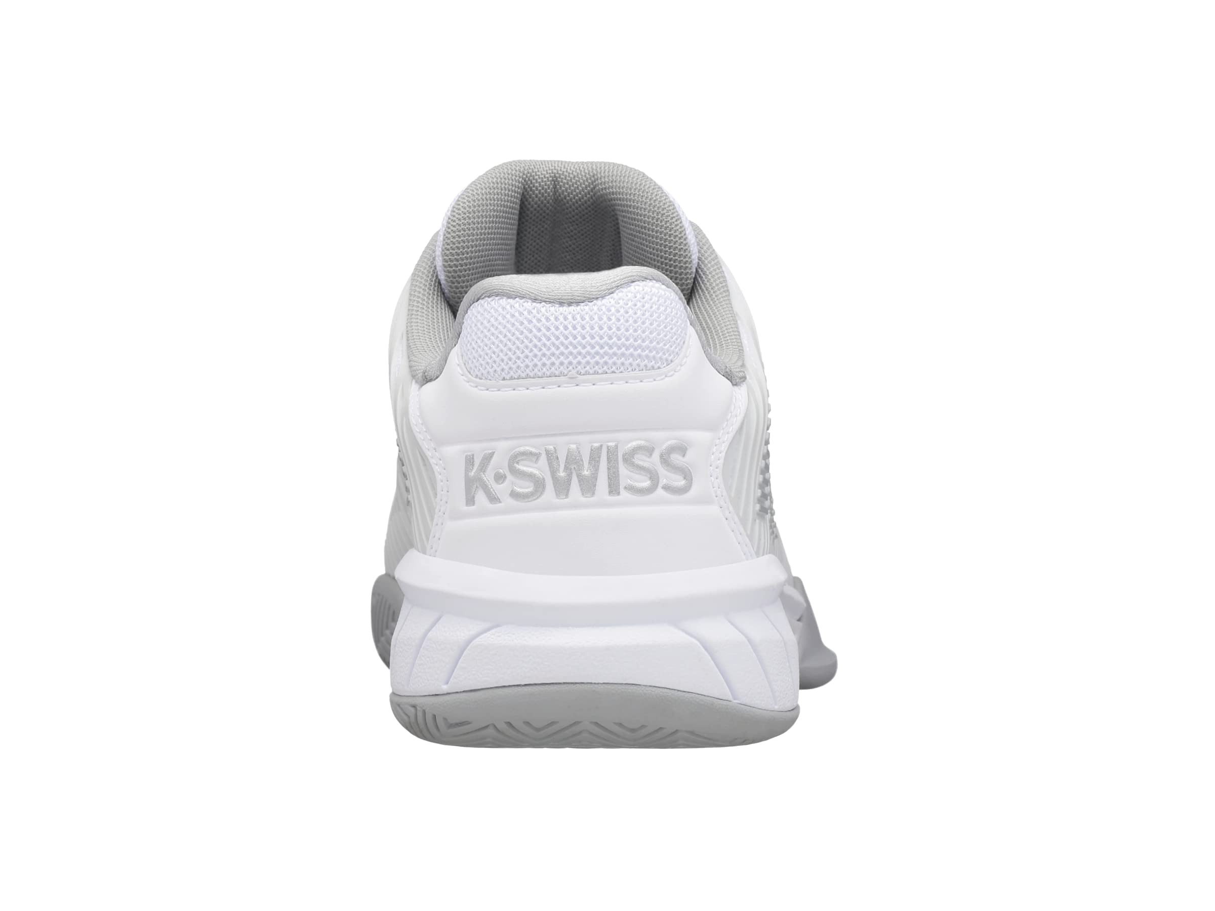 K-Swiss Women's Hypercourt Express 2 Tennis Shoe, Barely Blue/White/Highrise, 8.5 W