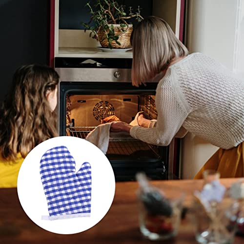 Oven Mitts Kitchen Gloves: Straw Holder 2Pcs Microwave Gloves Kitchen Mitts for Cooking Baking Grils Play Cooking Pot Kitchen Oven Mitts and Pot Holders Sets