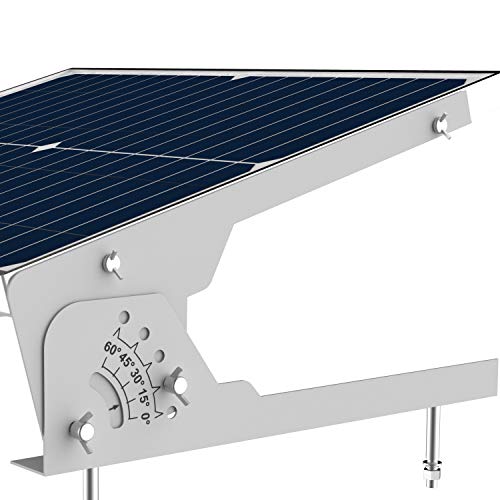 SUNER POWE Adjustable Solar Panel Mount Racks - Folding Mounting Tilt Brackets for Wall, Roof, RV and Off Grid Solar System