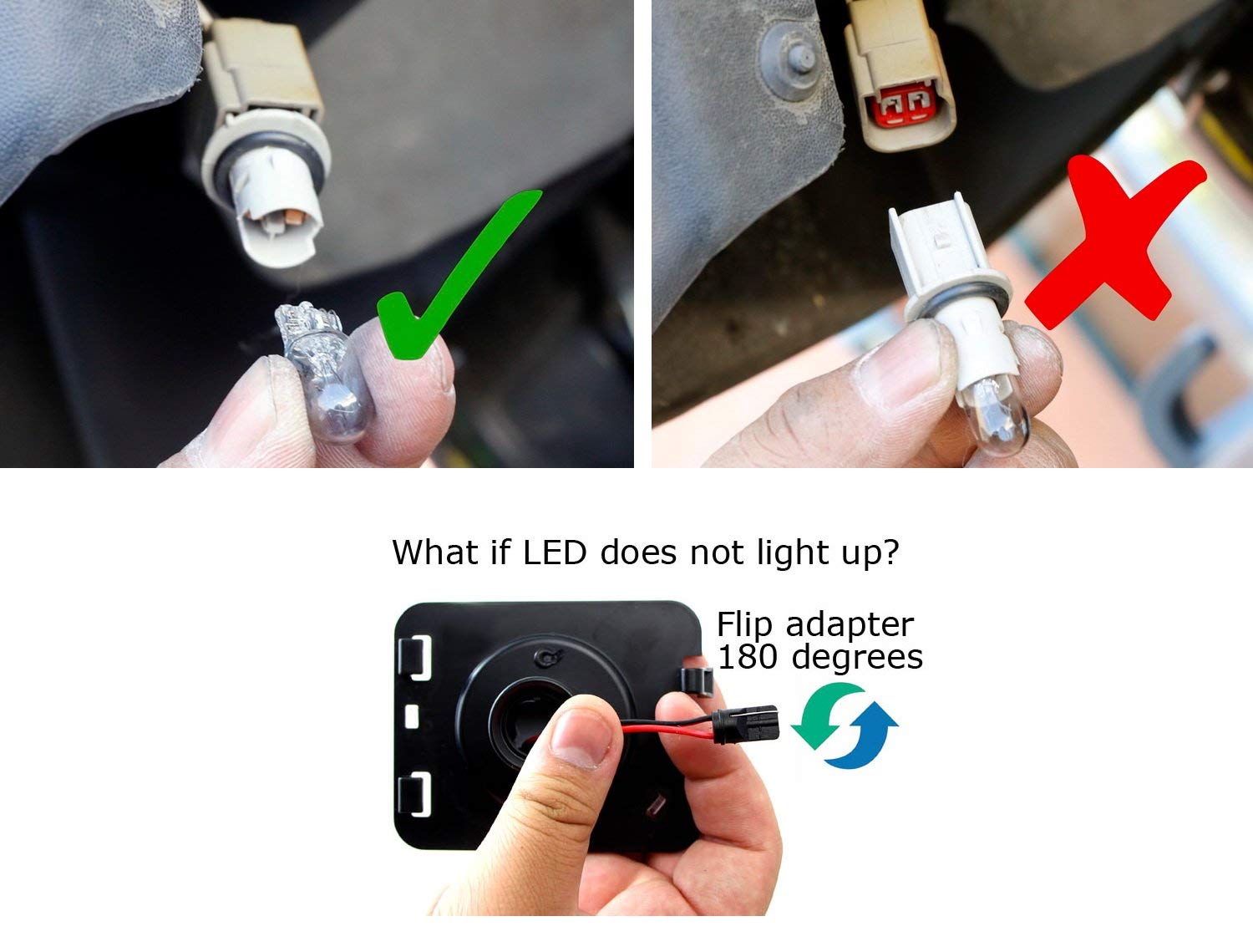 iJDMTOY Smoked Lens White Full LED Front Fender Flare Side Marker Light Kit Compatible With Jeep 2007-2017 Wrangler JK, Replace OEM Amber or Clear Sidemarker Lamps