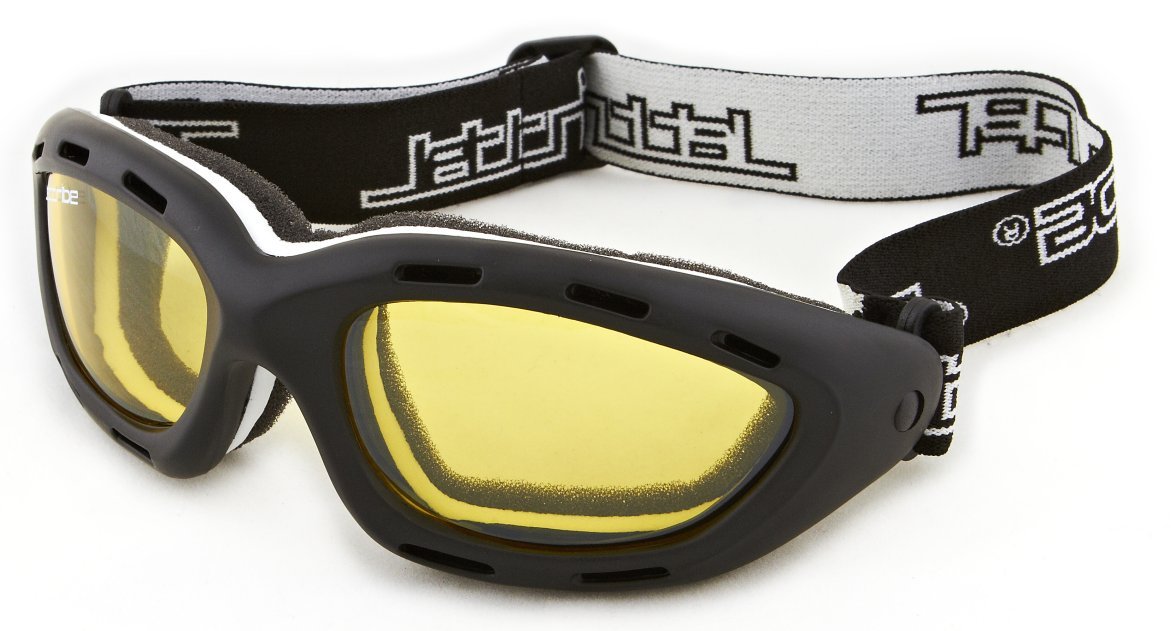 Jettribe Classic Jet Ski Goggles - PWC Watercraft Water Sports Sunglasses - Easy Fit Glasses for Ultimate Adventure Like Kite Boarding, Surfer, Kayak, etc - Pink Floating Frame/Amber Lens Goggles