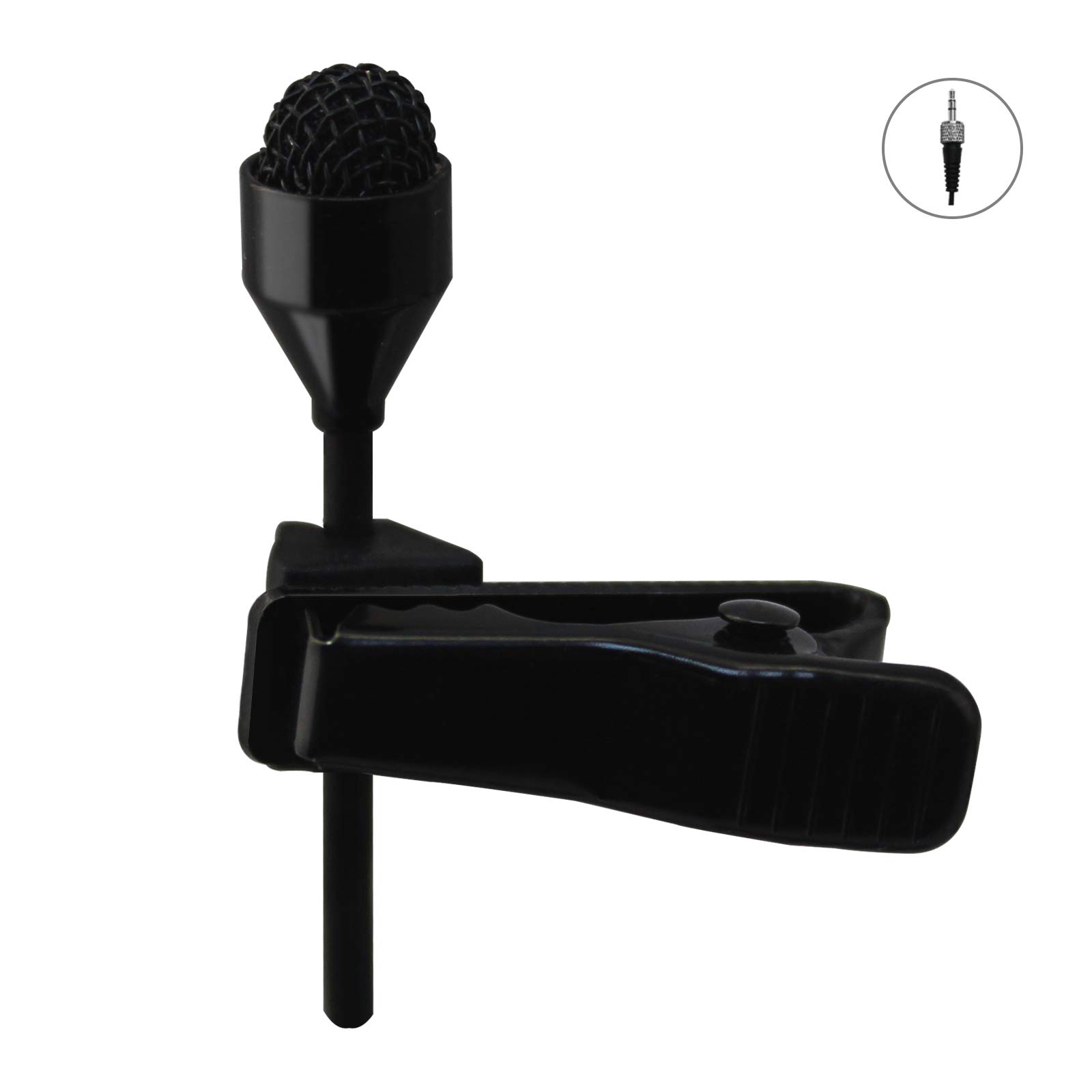 J K Pro Lavalier Lapel Microphone MIC-J 044 Compatible with Sennheiser Wireless Transmitter - Omnidirectional Condenser Mic