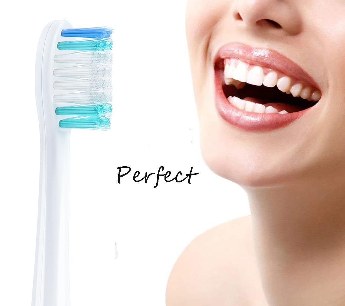 Toothbrush Replacement Brush Heads, for HY1100 and HY1200 Only, Compatible with Philips One Sonicare Electric Toothbrushes, 4 Pack (Midnight Navy Blue)