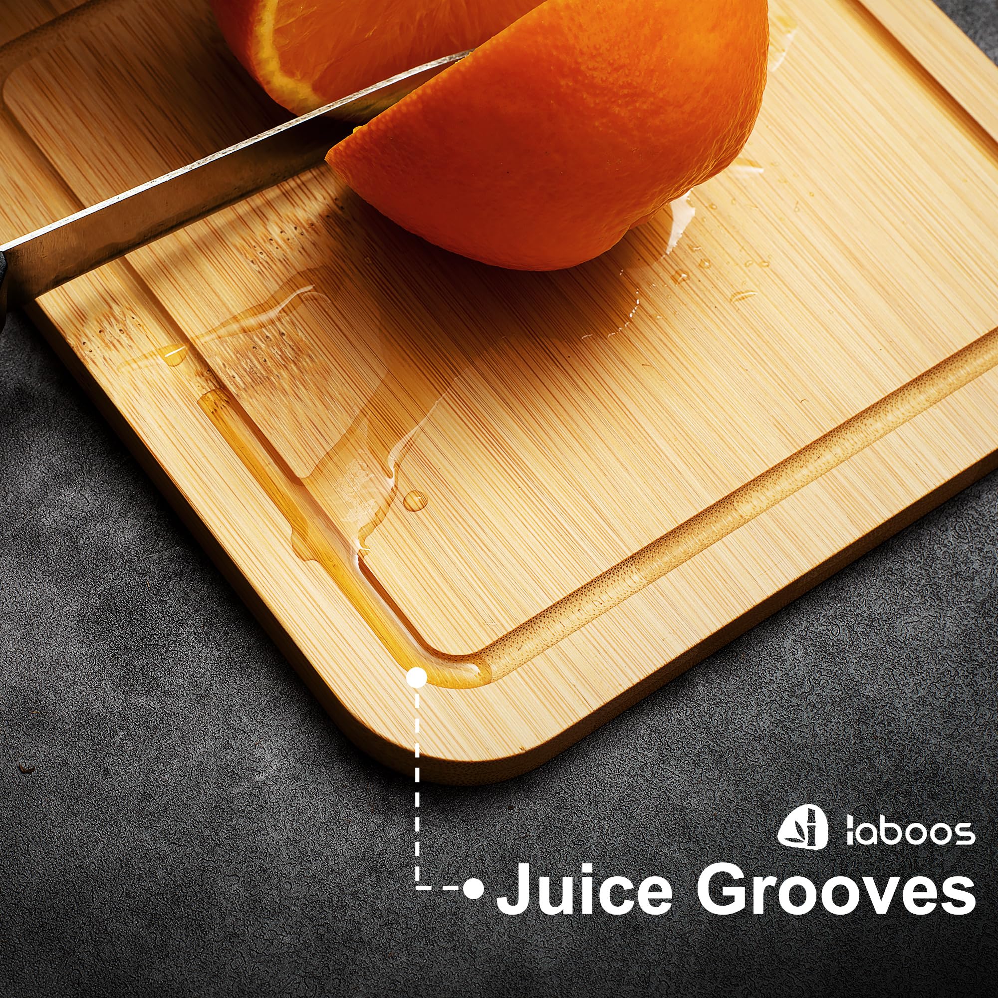 Small Bamboo Wood Cutting Board With GrooveIMini Lightweight Wooden Cutting Board For Baby infant dormitoryISet of 2