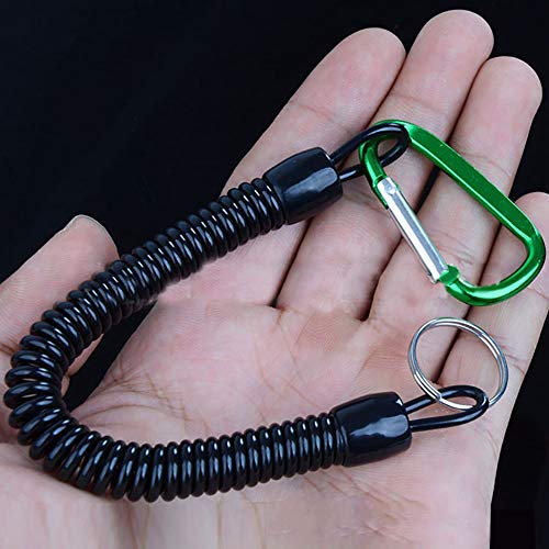 kaaka 1Pc Fishing Lanyards Boating Kayak Camping Secure Pliers Lip Grips Fish Pole Rod Protective Tackle Multipurpose Tool Red