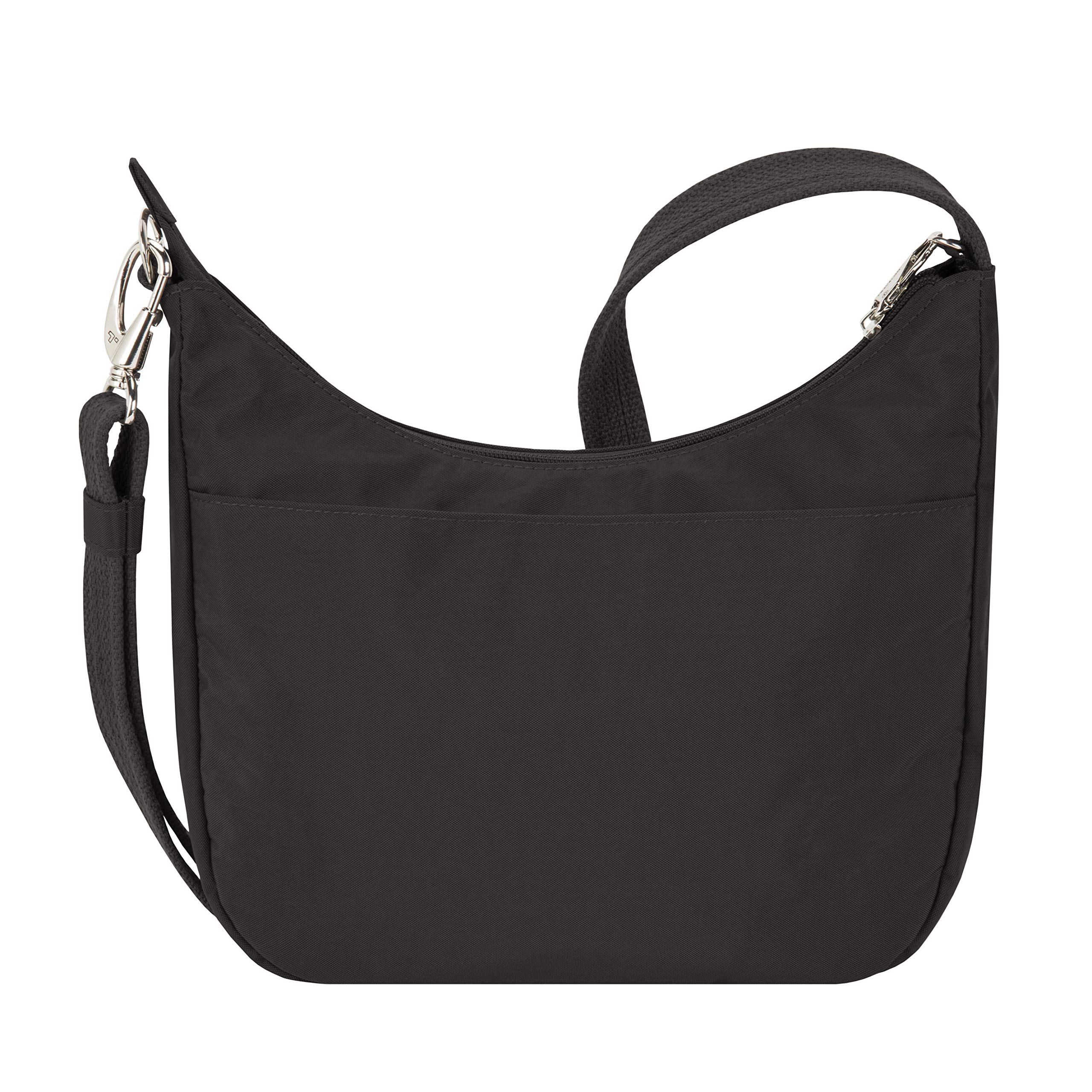 Travelon Anti-Theft Essentials East/West Hobo Bag, Black, One Size