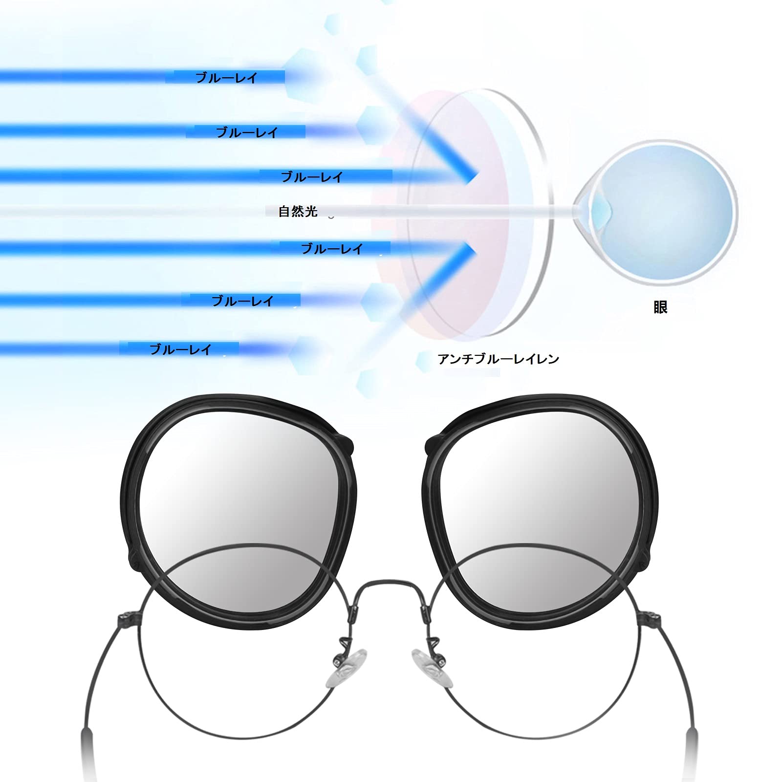 MASiKEN Lens Anti Scratch Ring for Oculus Quest 2, Universal Meta Quest Accessories Magnetic Frame Anti-Blue Lens Layer Relieve Eye Fatigue, Replace Myopia Lens Clip Frame (6 Piece Set)