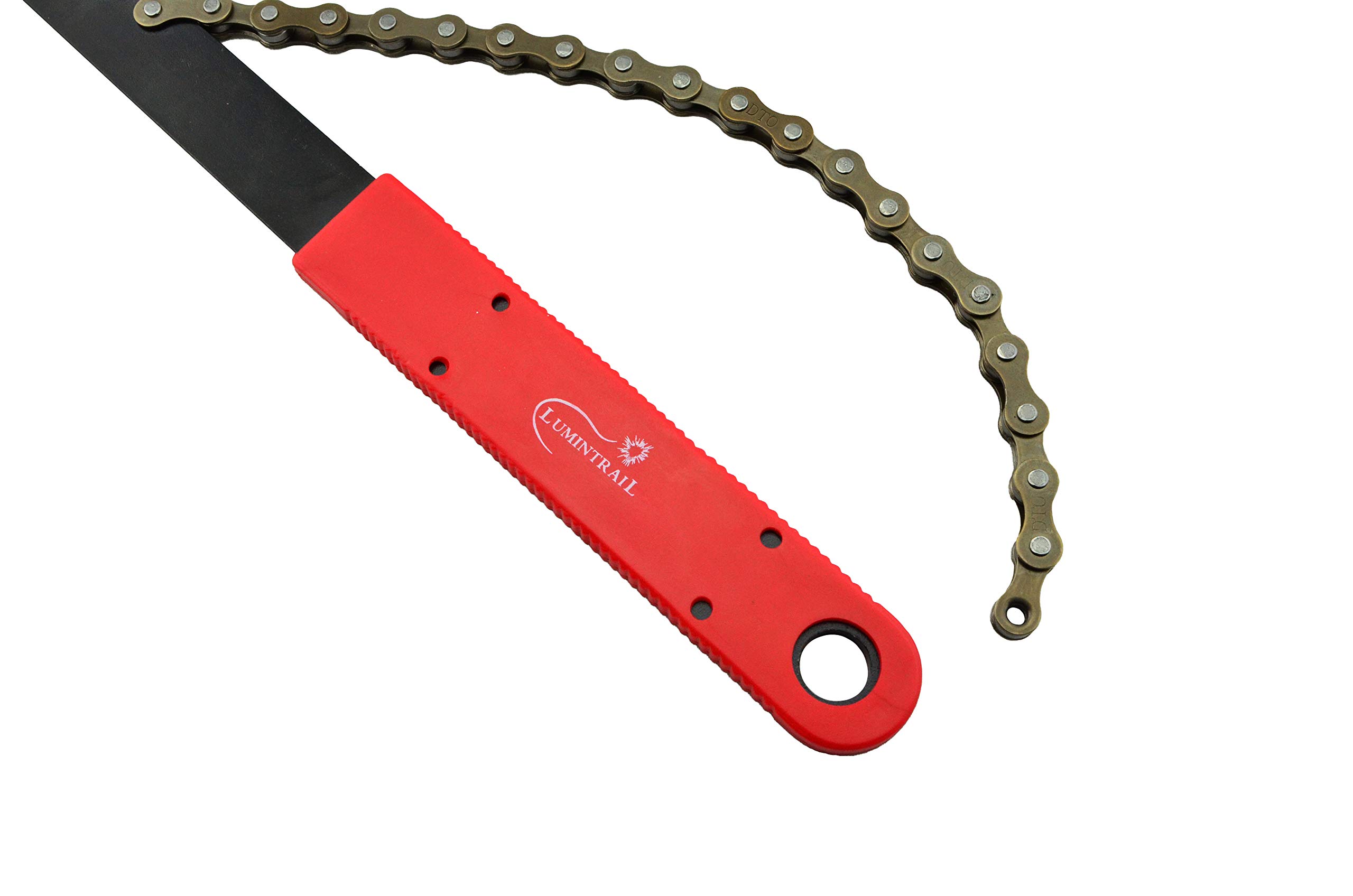 Lumintrail Bike Chain Whip Bicycle Cassette Removal Tool and Cassette Lockring Freewheel Removal Tool for Shimano SRAM SunRace