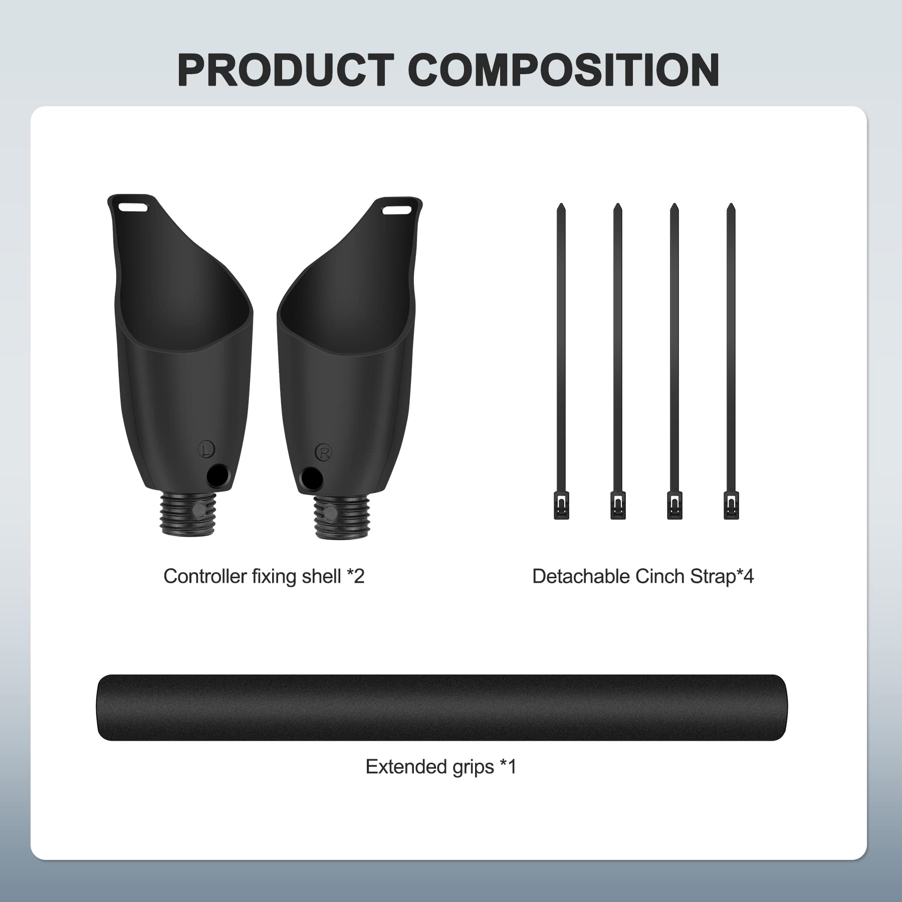 MASiKEN VR Extension Handle For Meta/Oculus Quest 2 Golf Club - Longer Controller Accessories, Extend Grip Attachment Enhance Action And Gameplay In VR Games (22.4 inches)