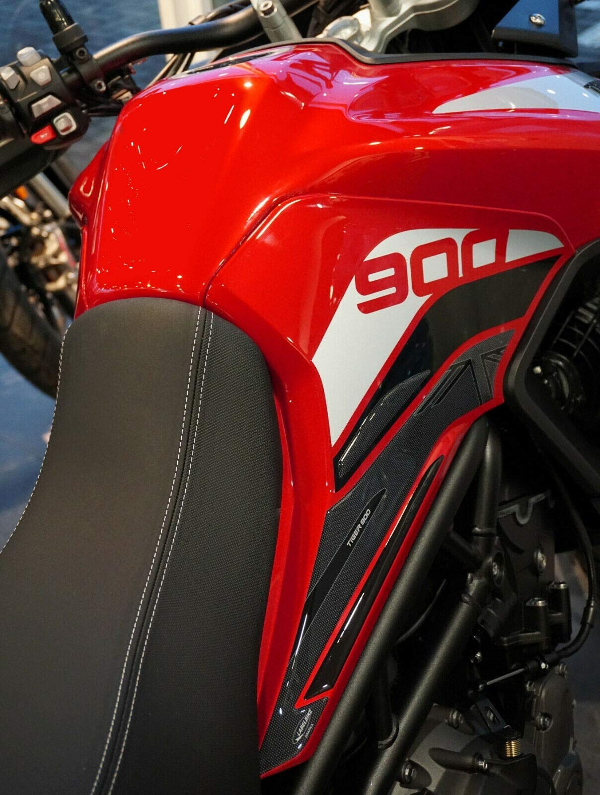 labelbike - 2 3D gel Stickers Motorcycle tank side protections for Triumph Tiger 900 GT