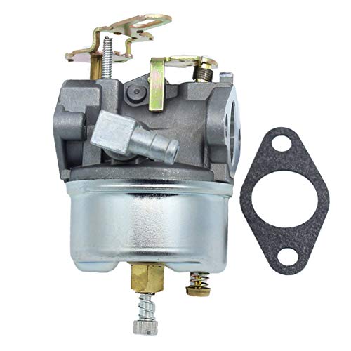 QAZAKY Adjustable Carburetor Compatible with Tecumseh 632107 640084A 640084B 640299A 640299B Craftsman Toro 38035 38052 38054 38052C 38035C 38056 421 521 Snow Blower Thrower Snowblower Carb