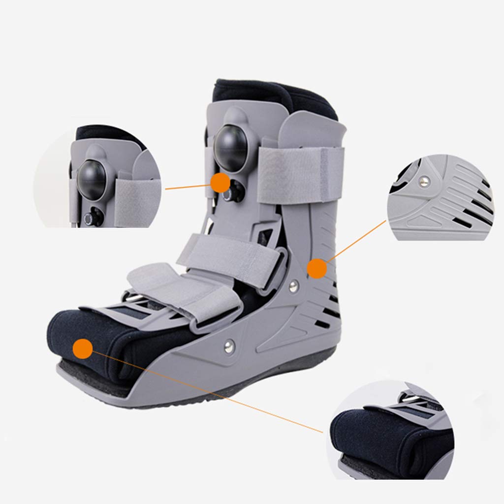 LSVRGI Medical Boot, Short Broken Toe Boot for Fracture Recovery, Protection and Healing After Foot or Ankle Injuries, Gray Men and Women Universal