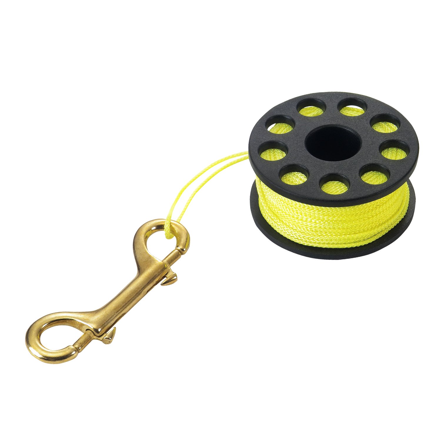 IST 100 Feet Finger Reel/Dive Line Spool with Clip, Safety Equipment/Gear for Scuba, Cave & Wreck Diving