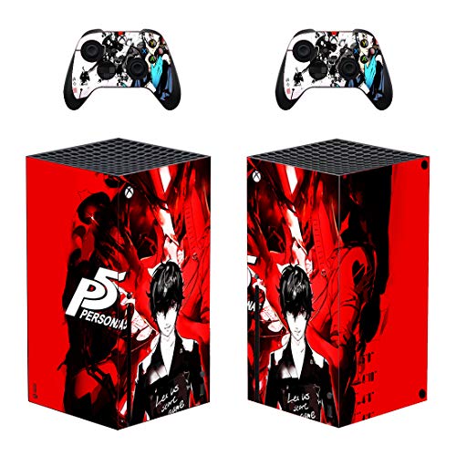 KAJAL MANI X-box-One-Series X Skin Set Ryuji HD Printing Faceplate Protective for Console, Controller Skin Decal