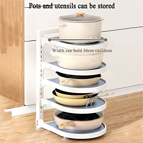 YUEGOO Kitchen Sinks Solid Under Sink Storage, Under Cabinet Storage Rack Multifunctional Bathroom Sink Storage Pot Rack Under Sink Rack Shelf/White/25.5 * 29.5 * 33cm
