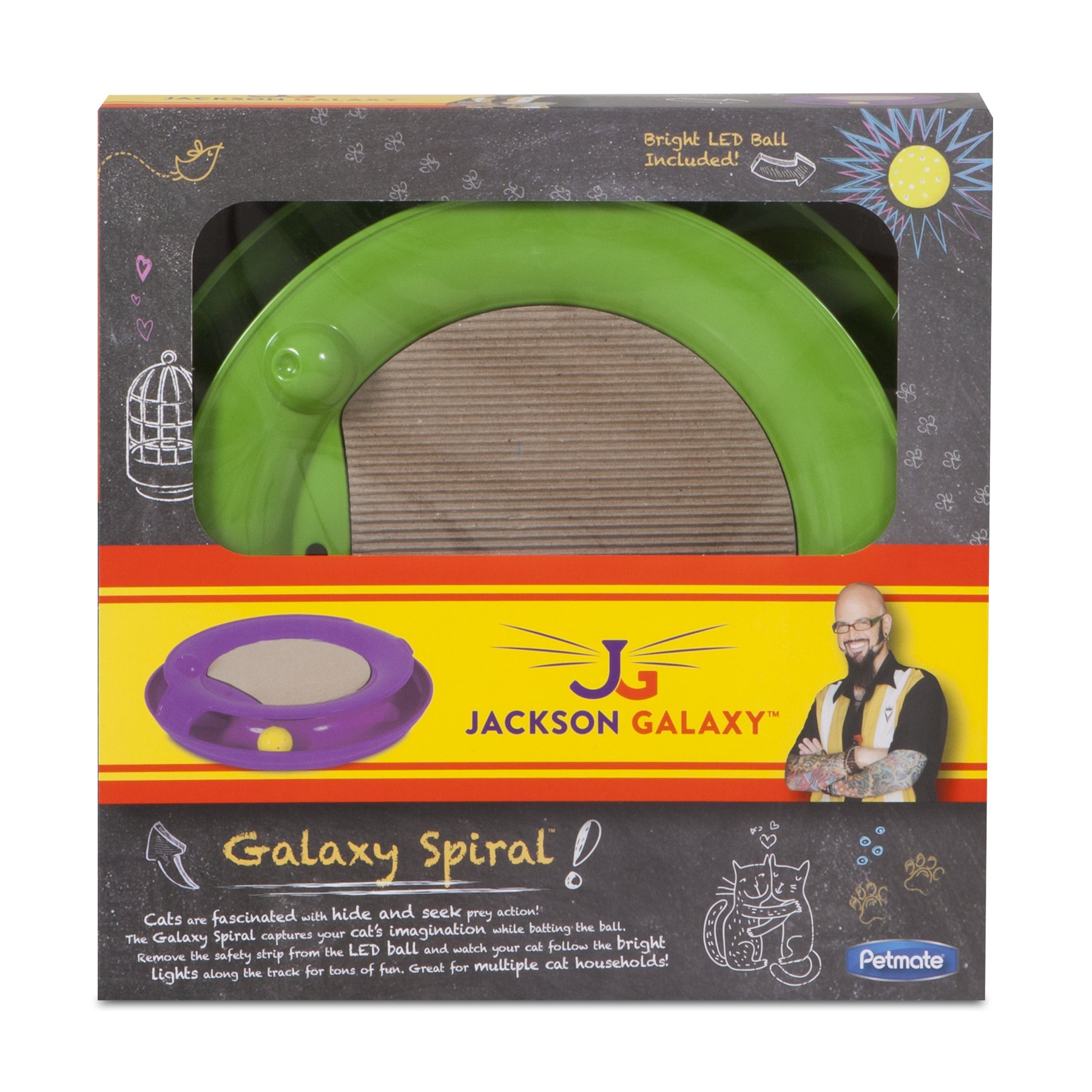 JACKSON GALAXY SPIRAL - ASSORTED COLORS