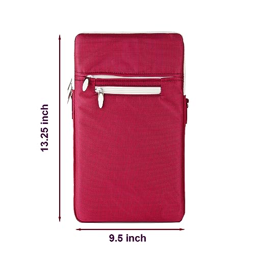 Universal Padded Crossbody Messenger Laptop Tablet Sleeve Bag for 12 inch ASUS ZenBook 13; Acer Chromebook Spin 713; HP Elite Dragonfly