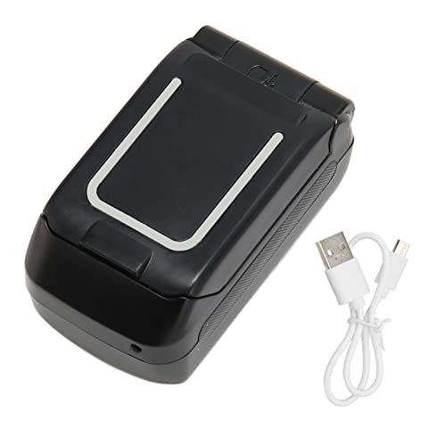 Small Flip Phone, Flip Cell Phone 0.66 Inch Bluetooth for Seniors (Black)