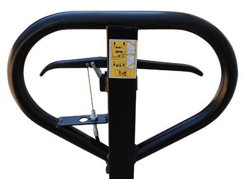 Vestil PM5-2748-HB Pallet Truck with Hand Brake, 5500 lbs Capacity, 48" Length x 27" Width Fork
