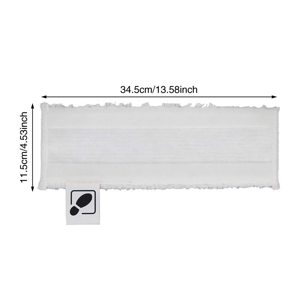 LVOERTUIG Microfibre Cloth Cover Pads Fit for Kaercher EasyFix SC2, SC3, SC4, SC5 Steam Cleaner (Pack of 6)