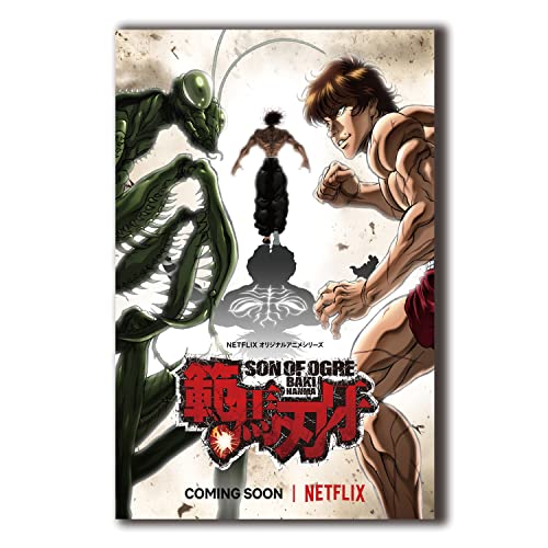XIHOO Baki Hanma Poster for Home Decor Wall Art 11x17inch (28x43cm) Frameless Gift