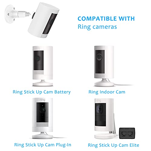 Wall Mount Bracket for Ring Stick Up Cam,Arlo Camera,Wyze Camera,Surveillance Camera System -3PACK
