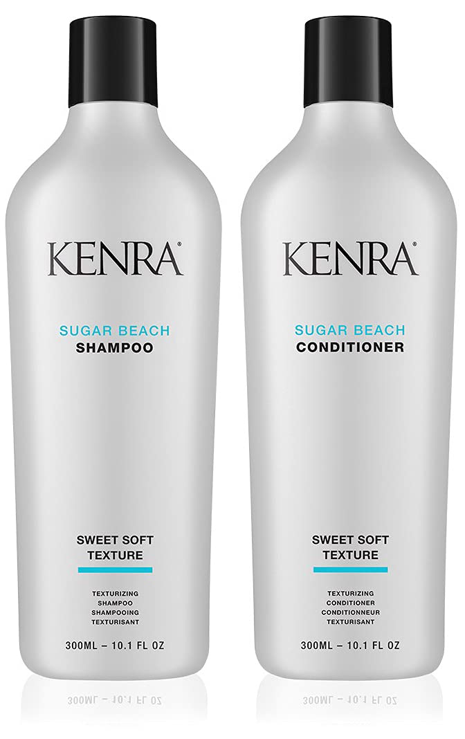 Kenra Sugar Beach Shampoo/Conditioner | Sweet Soft Texture | All Hair Types | 10.1 fl. oz. (Set)