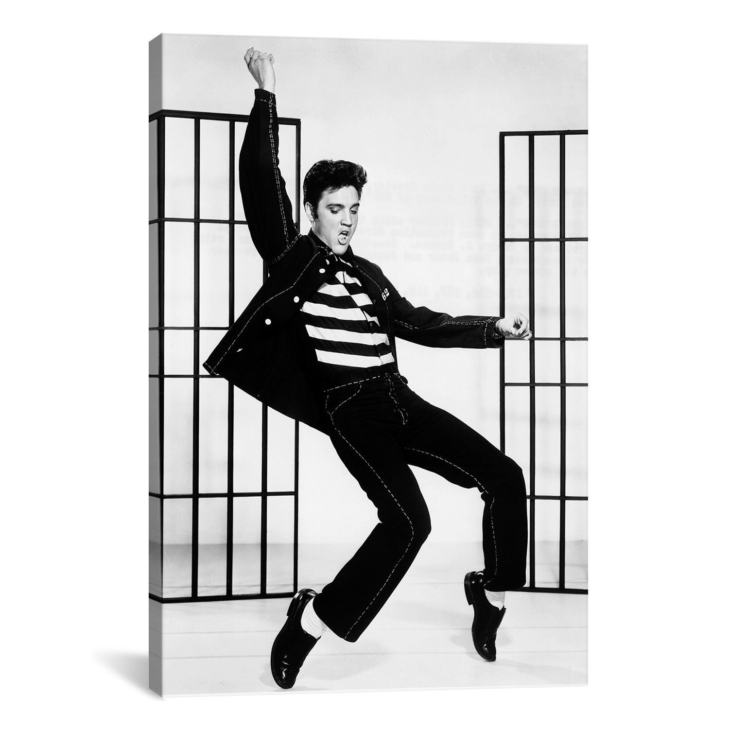iCanvasART 10060 Jailhouse Rock Elvis Presley Canvas Print by iCANVAS, 40 by 26-Inch, 0.75-Inch Deep