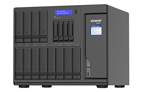 QNAP TVS-h1688X-W1250-32G High-speed media NAS with Intel® Xeon® W-1250 CPU and Two 10GbE Ports