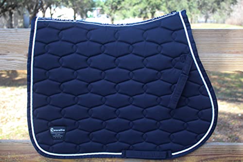 Tack Shack of Ocala Cavallo Halima Eventing/All Purpose Saddle Pad with Matching Hanne Fly Bonnet, Saddle Pads for Horses, Saddle Pad, Saddle Towel, Fly Bonnet, Fly Bonnet for Horses, Pet Supplies