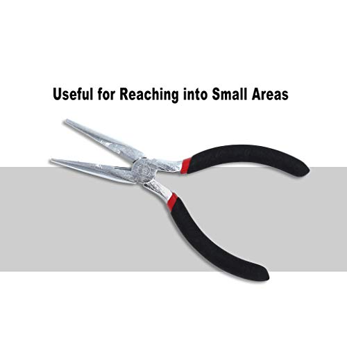 Small Home Tool Kit included Battery Screwdriver Cordless Women's Tool Kit with Case-SAVWAY P7994 Hand Tool Set with Black Toolbox for DIY Projects