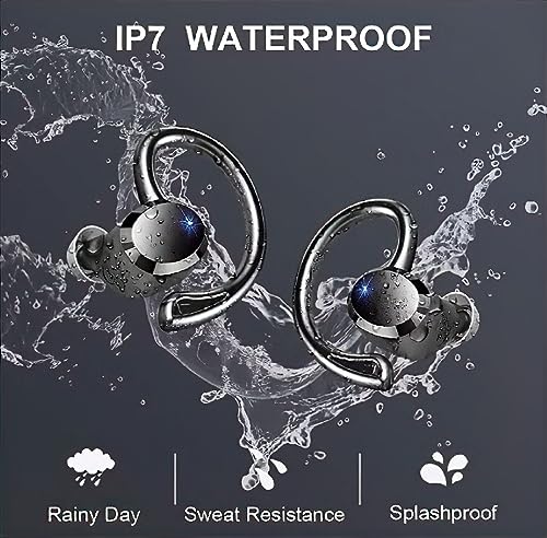 Upgrade Your Everyday Headphones or Wired Earbuds with These Workout, Noise Cancelling Earbuds, True Wireless Earbuds Over Ear Dynamic Sounding TWS i25 Bluetooth v5.1, HiFi, Waterproof Earbuds.