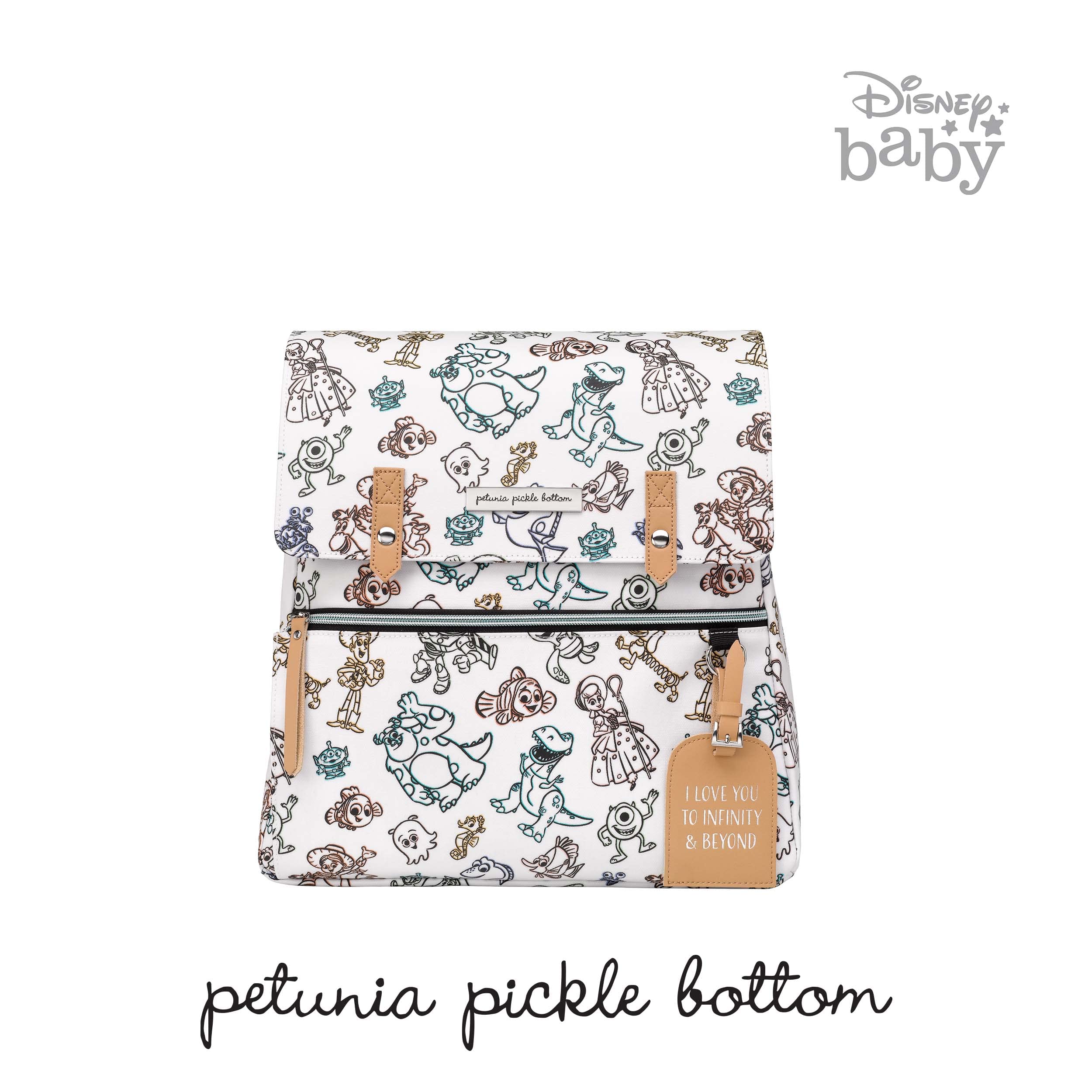 Petunia Pickle Bottom Meta Backpack, Pixar Playday, Unisex, Laptop Backpack, Stylish, Spacious, Diaper Bag, Backpack Organizer, Easy to Clean, Carry