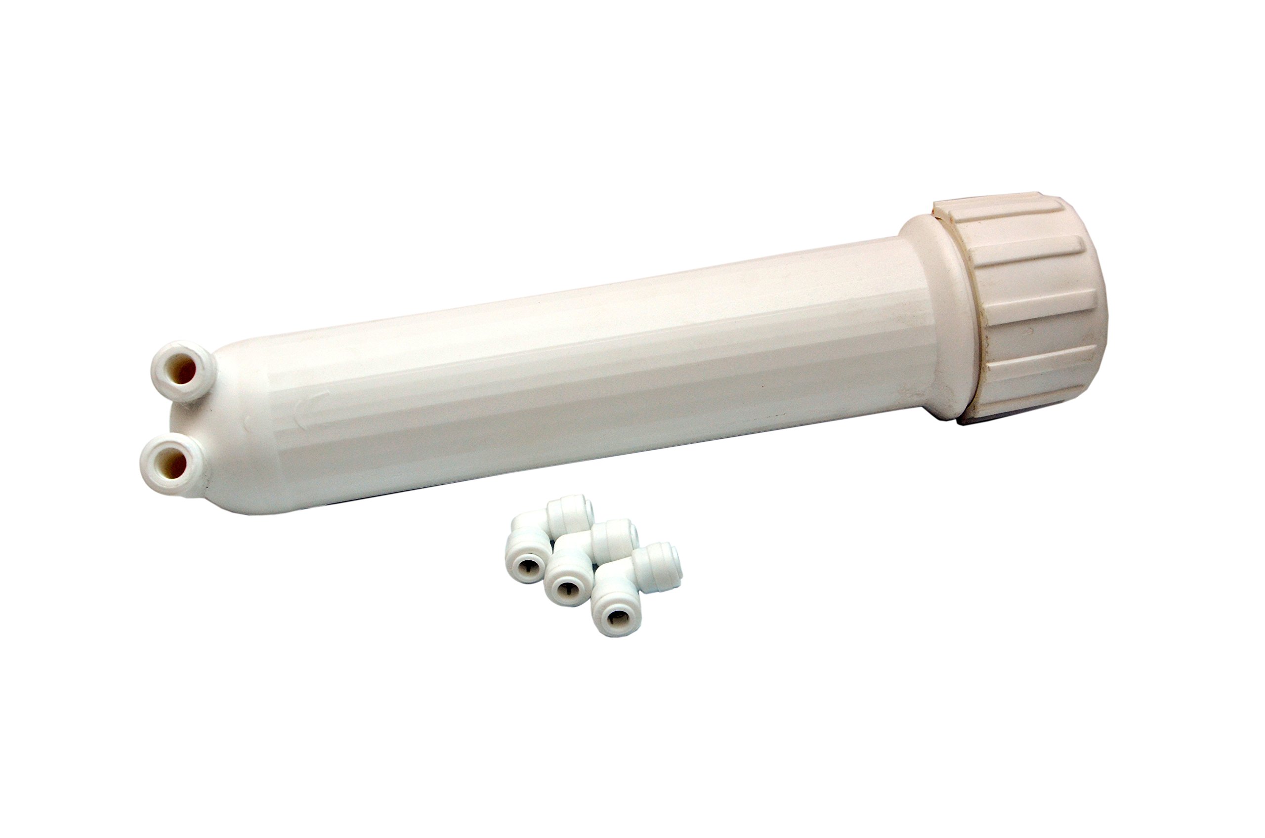 Ionix RO Membrane Replacement/Full Installation Set with Membrane housing, Wrench, Flow restrictor, Connectors & Teflon Tape