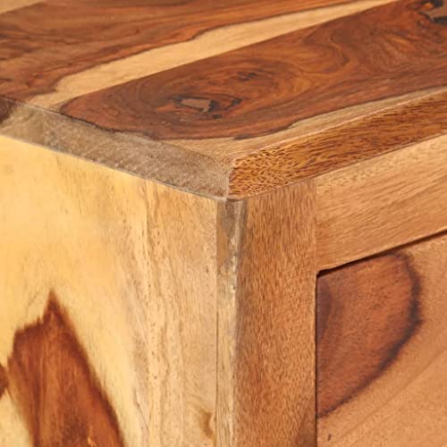vidaXL Sideboard Coffee Bar Buffet Cabinet Modern with Storage Console Table for Kitchen Dining Room Living Room Hallway Entryway Solid Wood Sheesham
