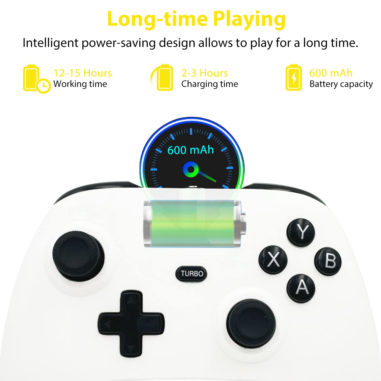 INVICEQ Wireless Controller for Xbox One Game Controller Wireless Game Controller for Xbox One S/X Video Game Controller for Xbox One Series and PC (Windows7, 8, 10) with No Audio Jack