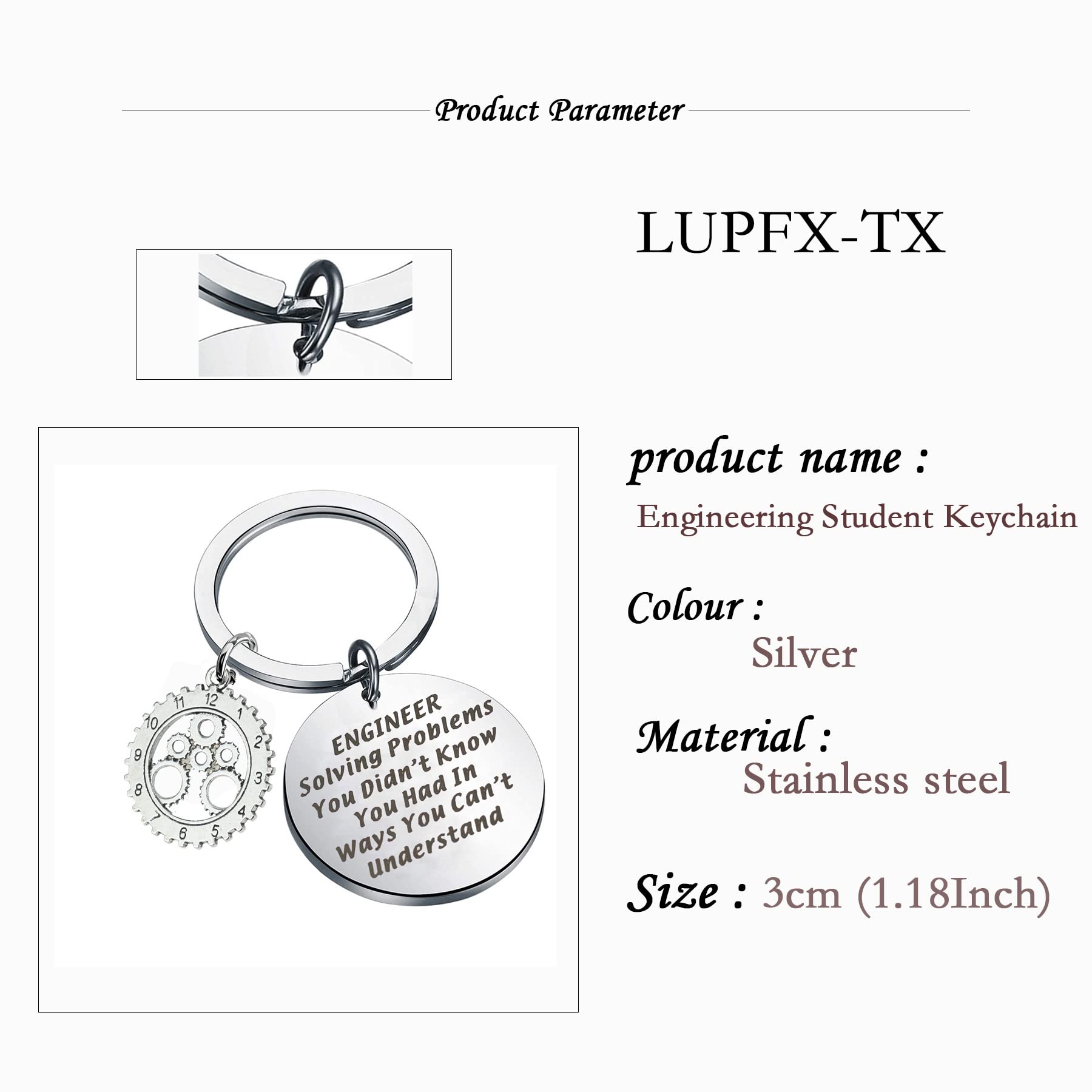 LUPFX-TX Funny Engineer Gift Engineering Student Gift Mechanical Engineer Gift Graduation Gift for Friend Engineering School Graduation Gifts