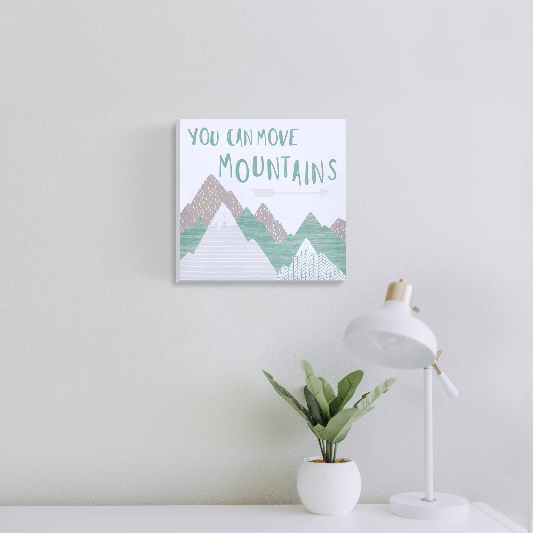 Trend Lab Mountain Baby Canvas Wall Art Nursery Décor