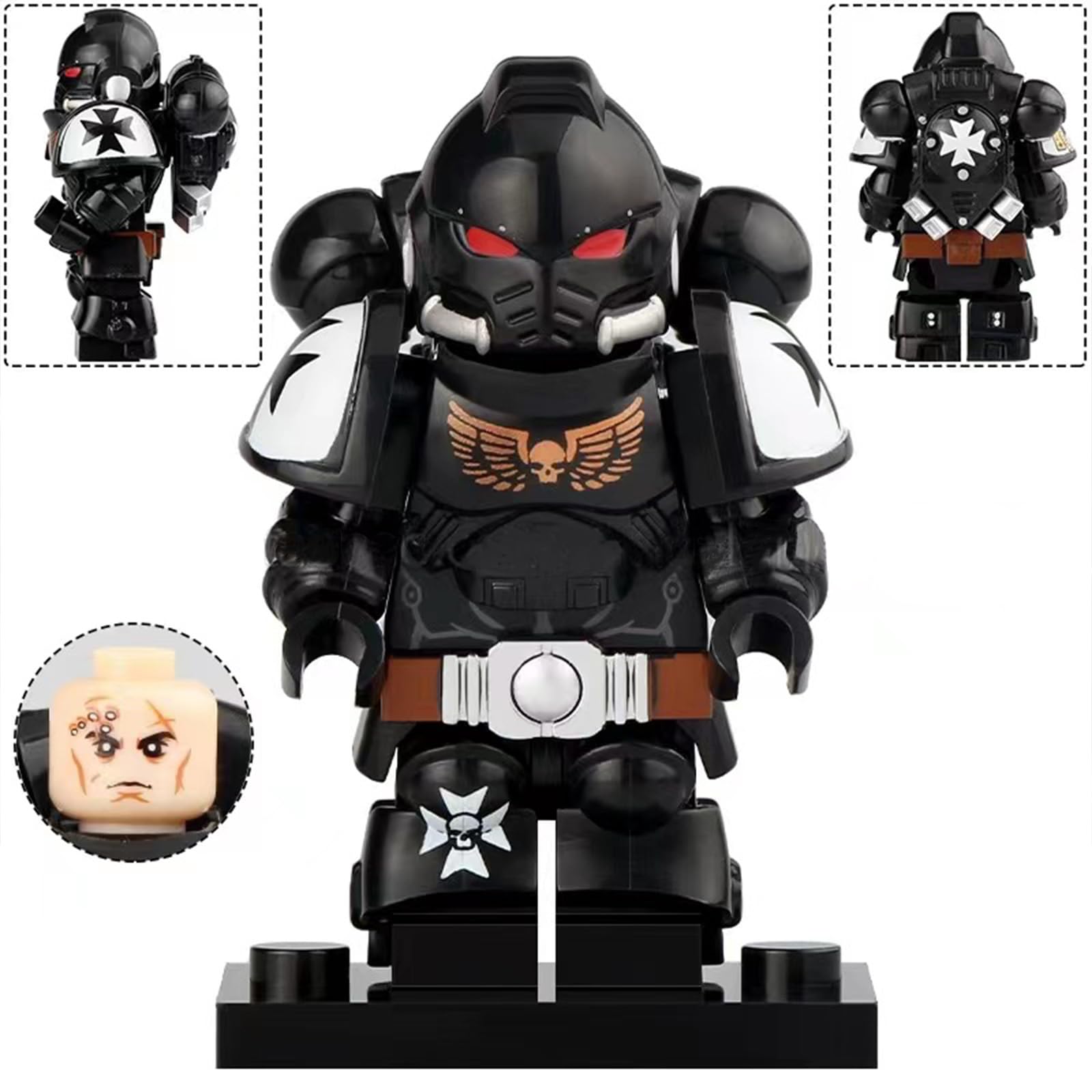 Immerse Yourself in The 40K Universe: Choose from 7 Exquisite Character Models , Authentic Detailing and Durable PVC Construction ,Heights up to 1.77 inches! (7-piece set)