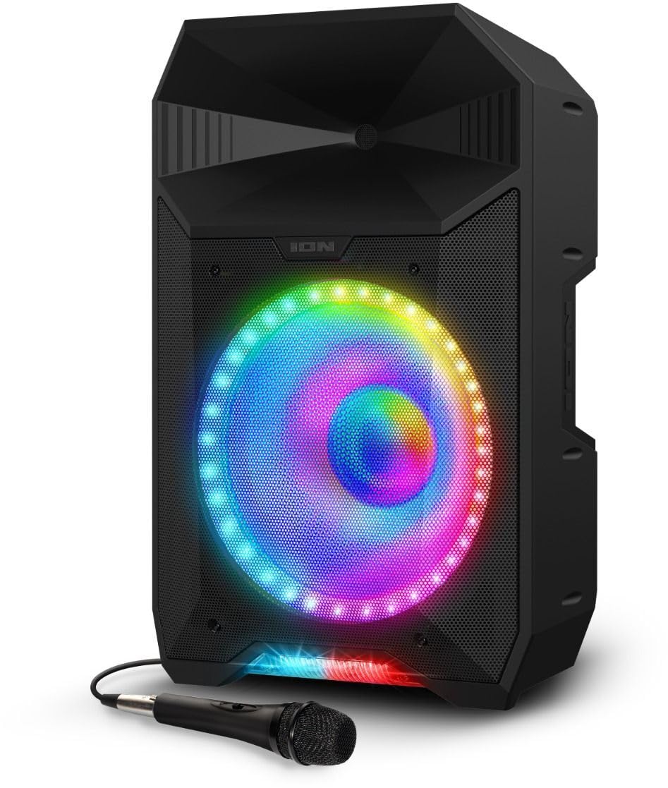 Ion ION Audio Total PA Live - High-Power Bluetooth Speaker System with Premium Wide Sound and Lights