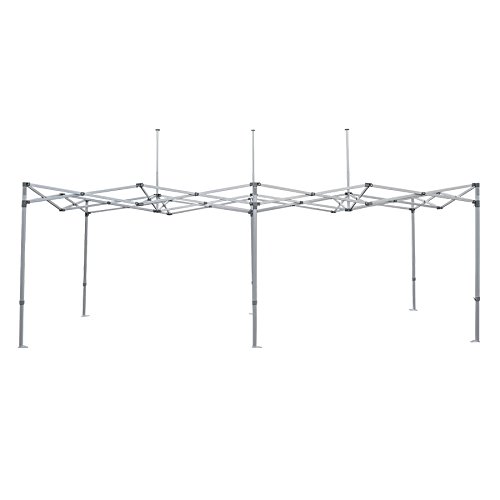 Impact Canopy 10' x 20' Pop-Up Canopy Tent Frame, Replacement Aluminum Frame with Dust Cover