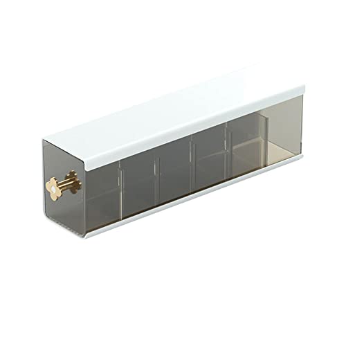 Underwear storage box, household wardrobe wall hanging non-perforated compartment storage, socks finishing transparent storage box wall mounted underwear storage box, for wardrobes and bathrooms