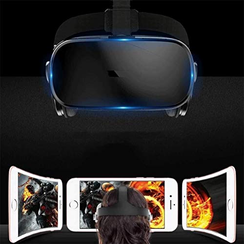 LBWT 3D VR Glasses, Smart VR Headset Audiovisual Integration Head-Mounted Virtual Reality Headset for TV/Movies/Video Games