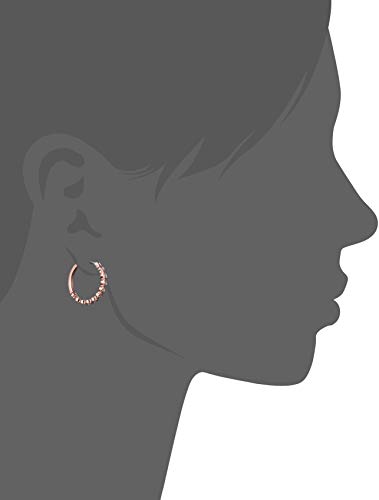 Kate Spade New York Huggies Earrings Clear/Rosegold One Size