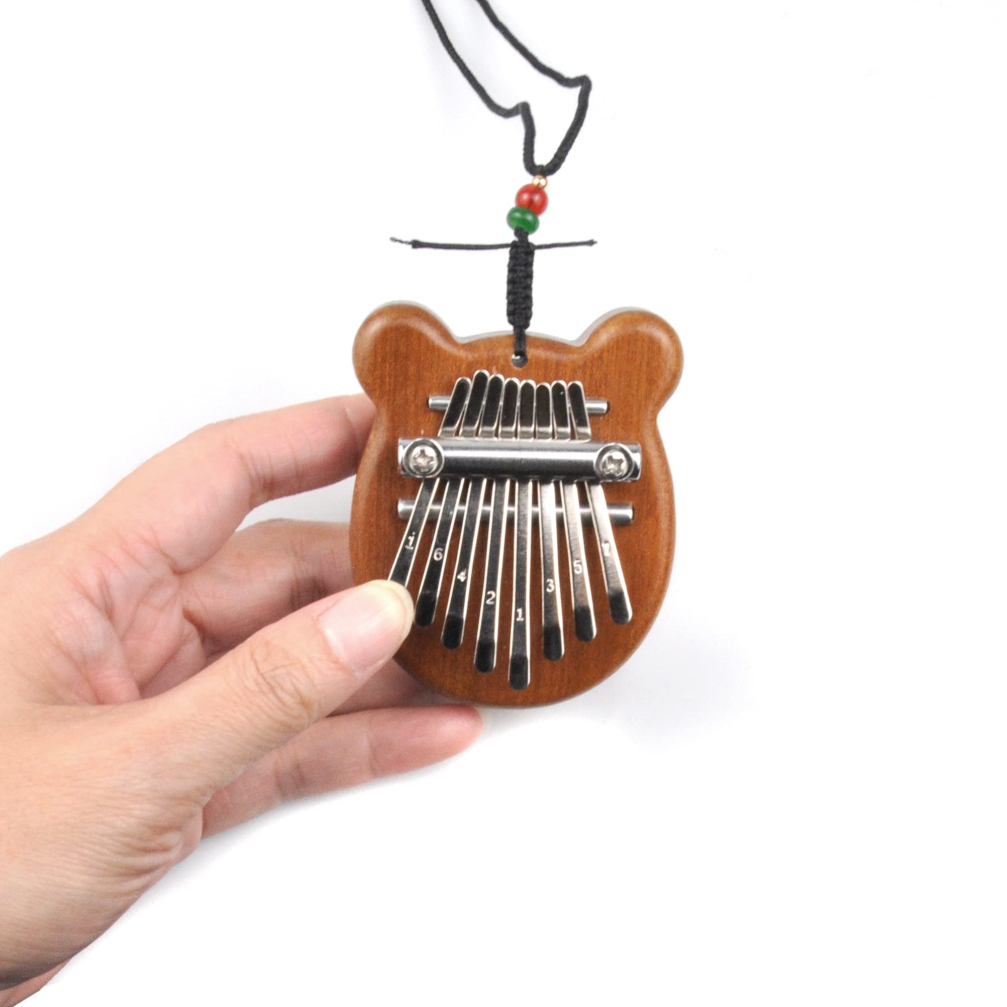 Kalimba Thumb Piano - 8 Keys Tiny piano,Portable Mini Finger Piano with Lanyard, Musical Instruments for Kids and Adults, Perfect Musical Gifts for Beginners