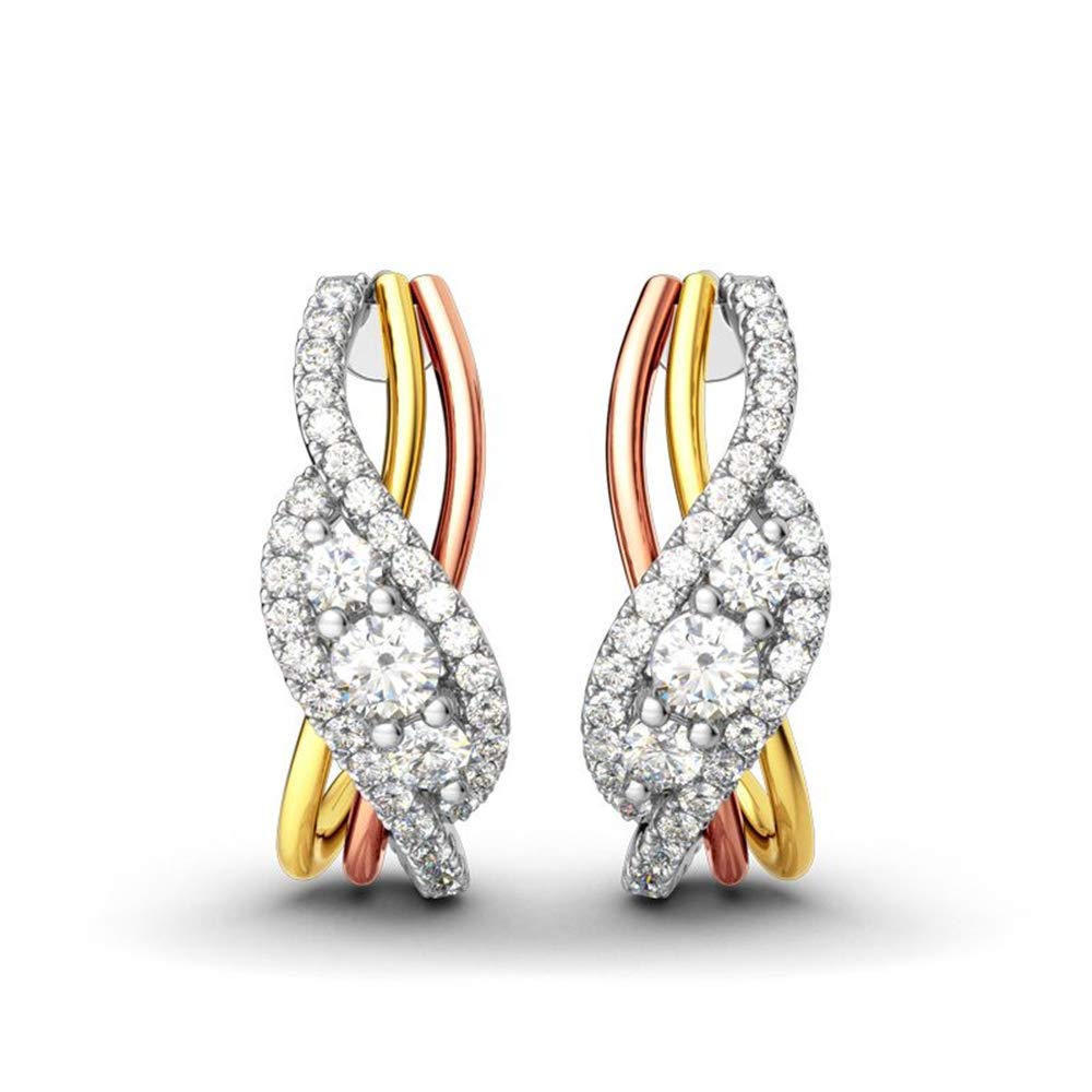 Jeulia Endless Love Earrings Gift for Women Girlfriend Wife Engagement Wedding Anniversary Promise or Birthday With Jewelry Box